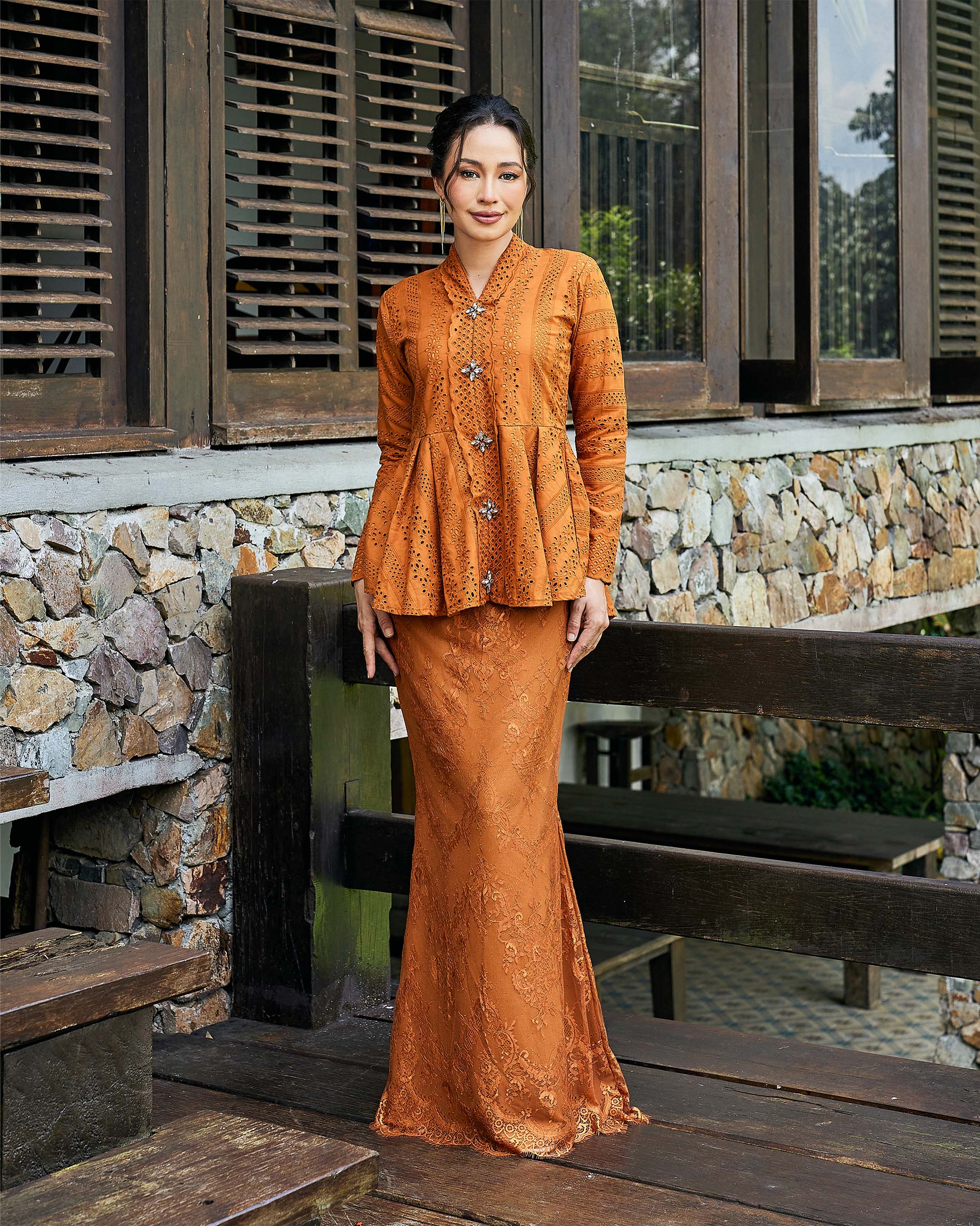 Deenara | Your Favourite Ready-to-Wear Kurung | #deenaralebaran2024 Embroidery Series Livia ...